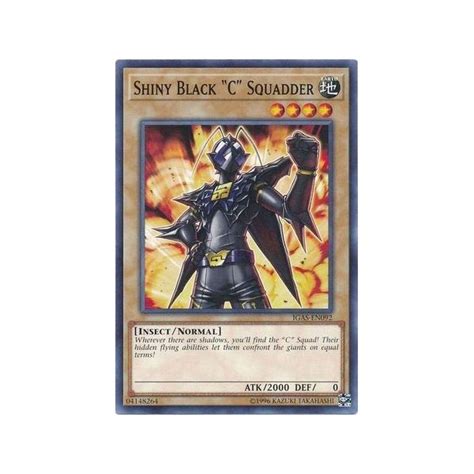 C Squadder Noir Brillant Igas En092 Commun Édition Illimitée