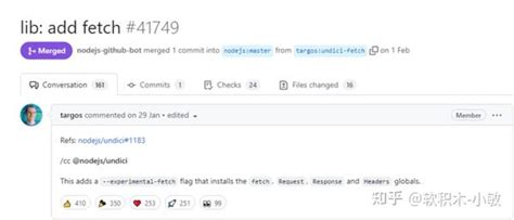 Nodejs 支持 Fetch Api 知乎