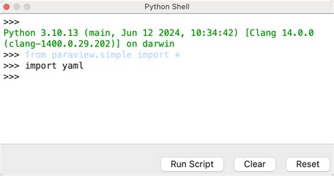 using python virtual environments in paraview 5 13 0