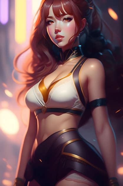 Premium Ai Image Sexy Future Girl