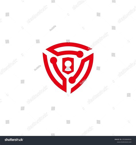 Cyber Security Logo Shield Logo Royalty Free Stock Vector Royalty Free 2533656541 Shutterstock