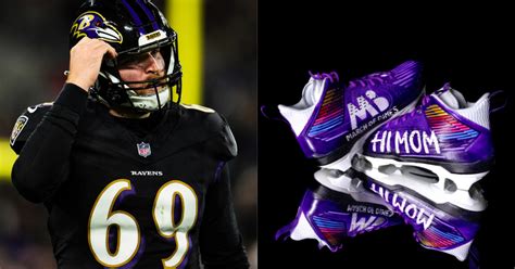 Ravens Tyler Ott To Sport Custom Cleats At Nfl Game For March Of Dimes
