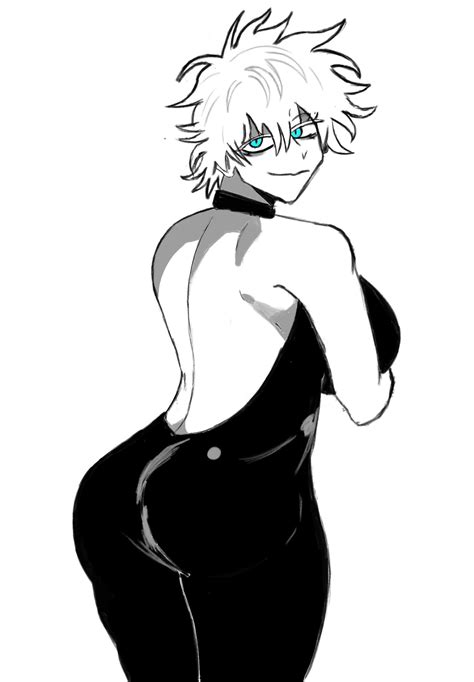 I Saw A Female Gojo Art And Redrew It Dont Know The Original Artist But Heres My Recreation