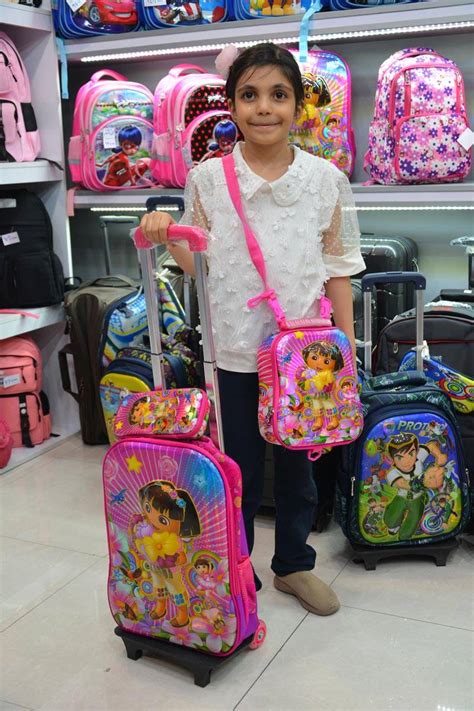 ست کیف مدرسه دخترانه صورتی خارجی کد123 پرداخت درب منزل