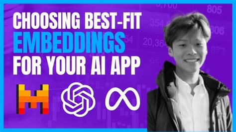 singlestore developers on linkedin choosing best fit embeddings for