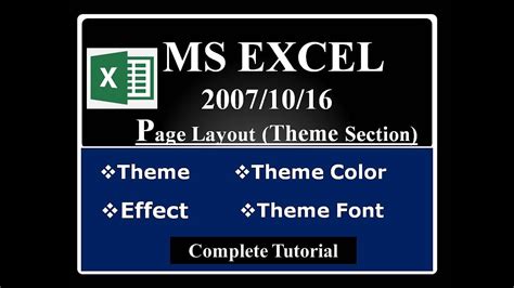set theme style theme color theme font and effect in excel how to apply excel themes excel