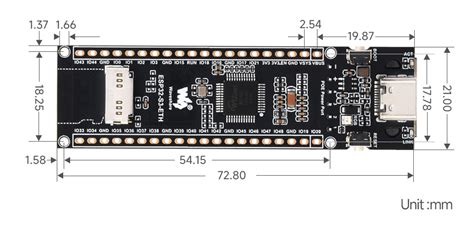 Esp32 S3以太网开发板 10100mbps支持poe双核240mhz支持wi Fi蓝牙 板载type C接口和micro Sd卡槽