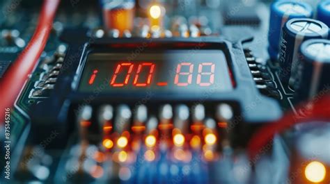 A Voltmeter Accurately Measuring Electrical Potential Difference In