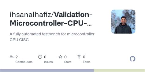 Github Ihsanalhafizvalidation Microcontroller Cpu Systemverilog A Fully Automated Testbench
