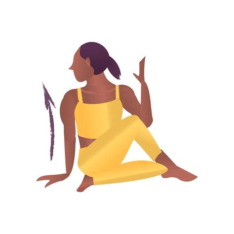 Premium Vector Yoga Pose