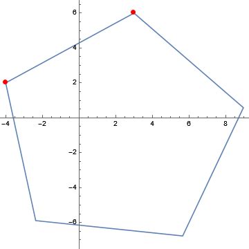 Geometry Create A Regular Polygon With N Vertices Given Two Points Mathematica Stack Exchange