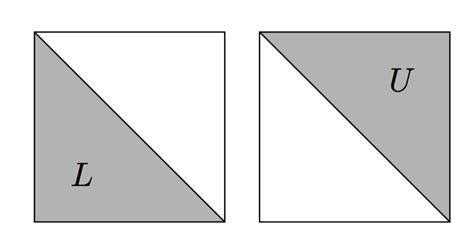 Diagrams LU Factorization Of A Matrix With Plot TeX LaTeX Stack Exchange