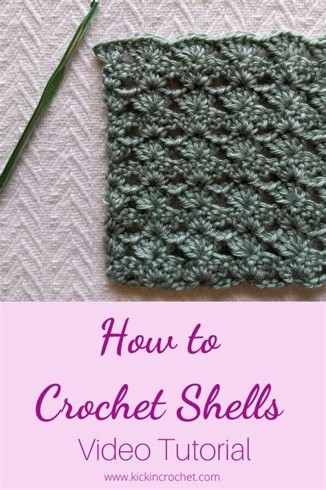 How To Crochet Shells Video Tutorial Kickin Crochet