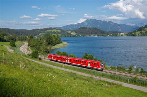 Class 612 Of Db Between Immenstadt And Oberstaufen