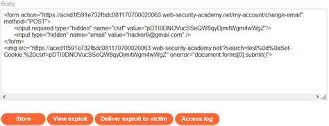 portswigger web security csrf cross site request forgery lab