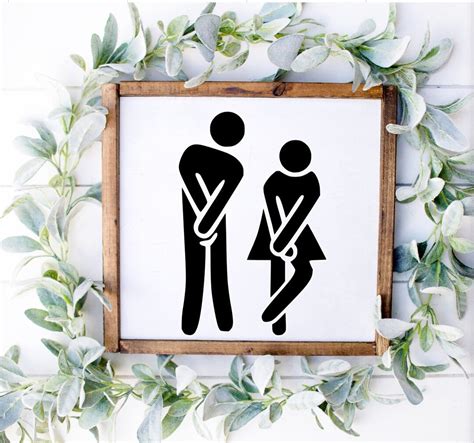 Bathroom Sign Bathroom Decor Funny Bathroom Sign Adult Humor Rustic