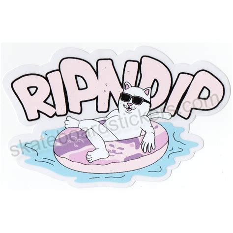 Rip N Dip Ripndip Skateboard Sticker Skateboard Stickers Skate