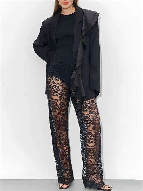 Lace Sheer Pants Litlookz Studio