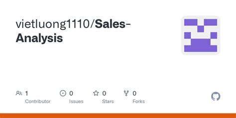 GitHub Vietluong1110 Sales Analysis