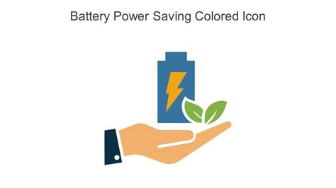Battery Power Saving Colored Icon In Powerpoint Pptx Png And Editable Eps Format PPT Slide