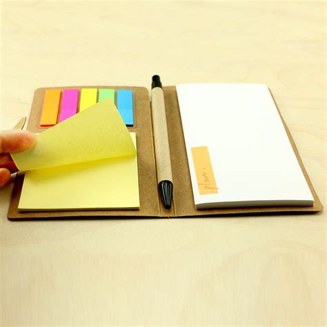 Multi Function Sticky Notes Portable Notebook Self Stick Notepad With