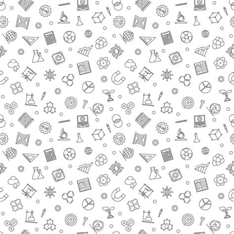 STEM Learning Vector Seamless Pattern Science Background Vector Art At Vecteezy