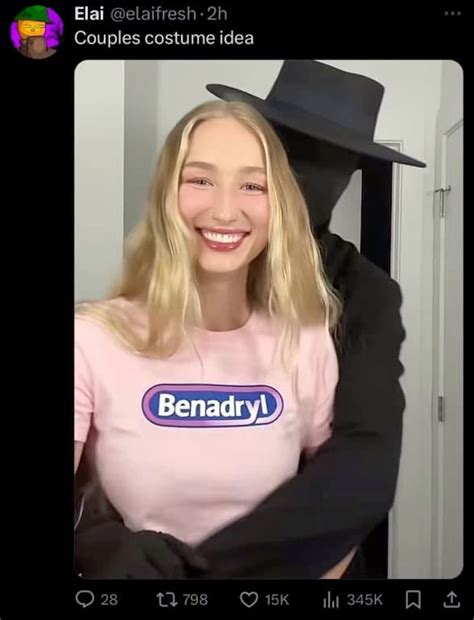 😵‍💫😂 Benadryl And The Hat Man Costume Silly Halloween Costumes Duo
