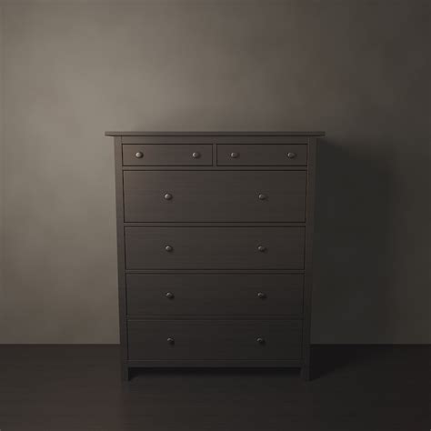 Ikea Hamnes 6 서랍장 3d 모델 5 3ds Fbx Max Unknown Obj Wire Free3d
