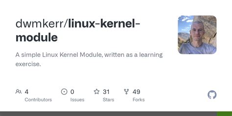 GitHub Dwmkerr Linux Kernel Module A Simple Linux Kernel Module Written As A Learning Exercise