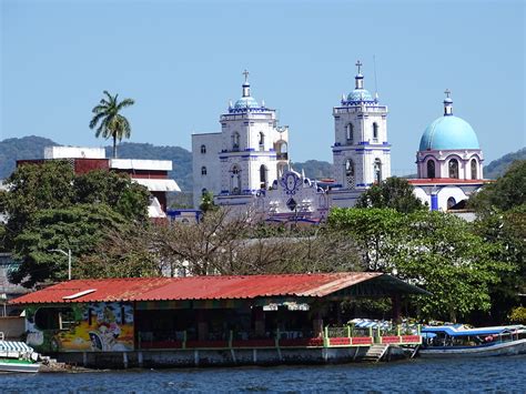 Lakeshore Scene With Our Lady Of Carmen Church Catemaco … Flickr