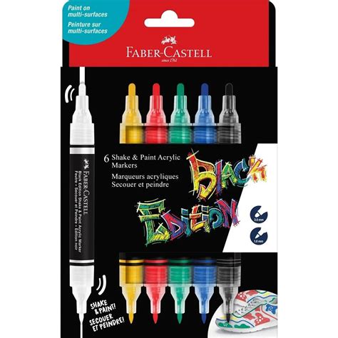 Faber Castell Black Edition Classic Color Dual Tipped Acrylic Markers