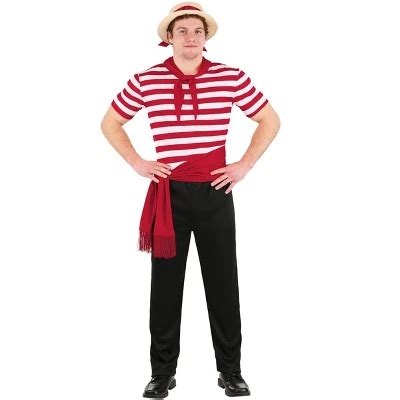 Medium Venice Gondolier Adult Costume Red Target