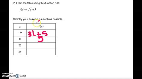 Rule For Function Table Calculator