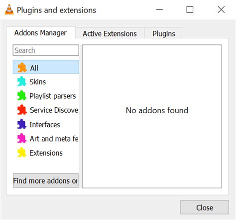 Extensions — Vlc User Documentation 100 Documentation