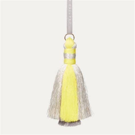 Made51 Dancing Tassel Ornament In Yellow Modesens