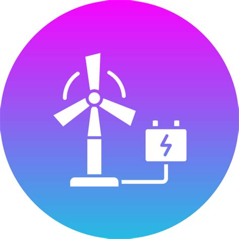 Eolic Energy Generic Flat Gradient Icon Eolic Energy Generic Flat Gradient Icon