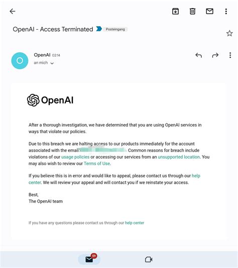 wtf is this account and api terminated r chatgpt