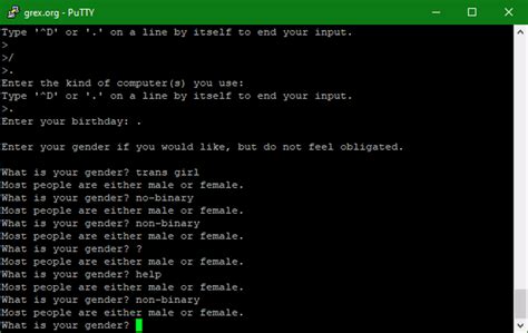 The Programmers Knew About Non Binary People Back In 80s R
