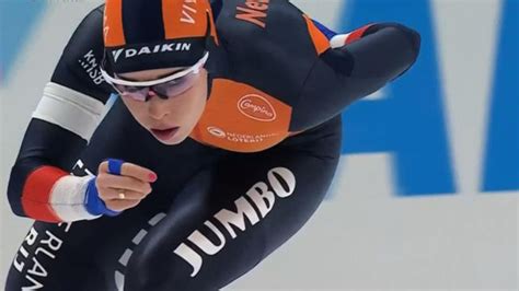 2022 23 Isu 스피드스케이팅 실력에 어울리지 않는 레이스 체력적인 문제가 보이는 리프마 데용 [월드컵 6차 여자 3000m] Sbs