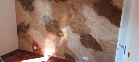 Estuco Marmol Piedra Color Marron