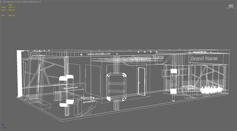 Booth 3d Design By Unrealdeveloper