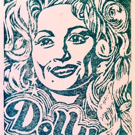 Dolly Virgin Mary A4 Art Print Religious Quote Country Music Etsy
