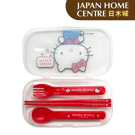 Hello Kitty Portable Utensils 3pcs Set With Case Japan Home Shopee Philippines