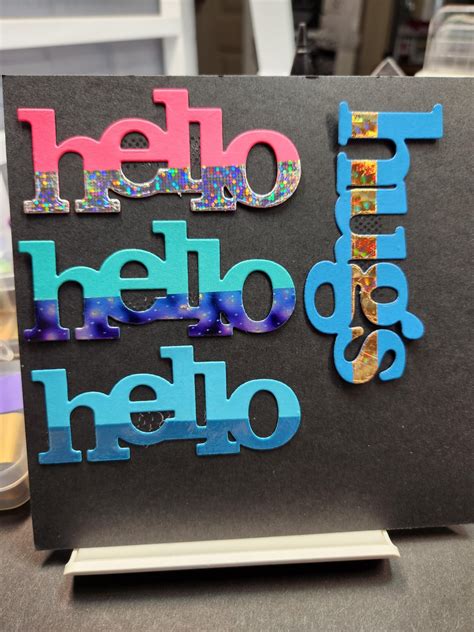 No Foiling Machine R Cardmaking