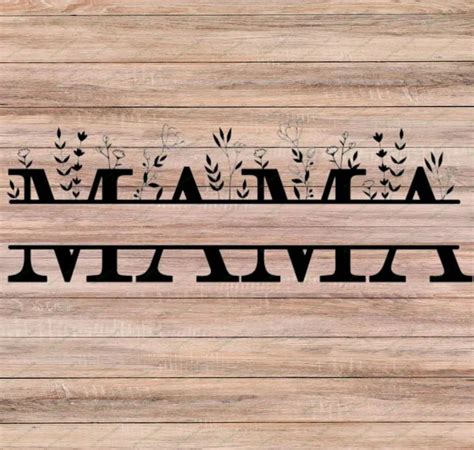 Split Monogram Svg Split Letter Svg Alphabet Svg Files For Cricut