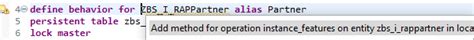 RAP Feature Control