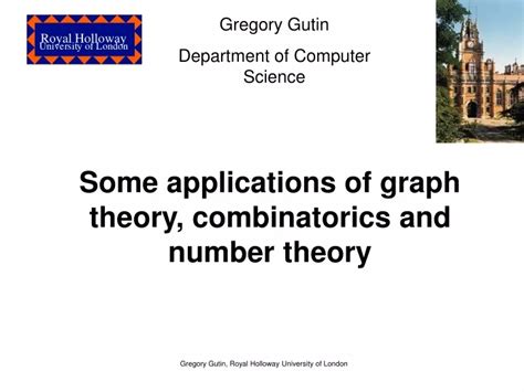 Ppt Some Applications Of Graph Theory Combinatorics And Number