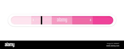 love rating slider indicator bar with pointer in pink color shades