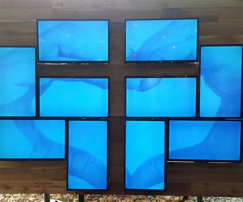 how to make a lcd monitor wall display kelai