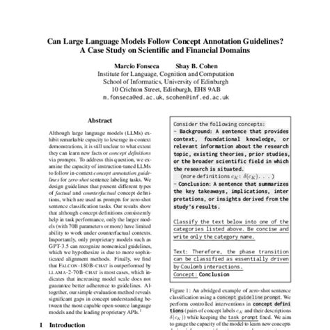 Can Large Language Models Follow Concept Annotation Guidelines A Case